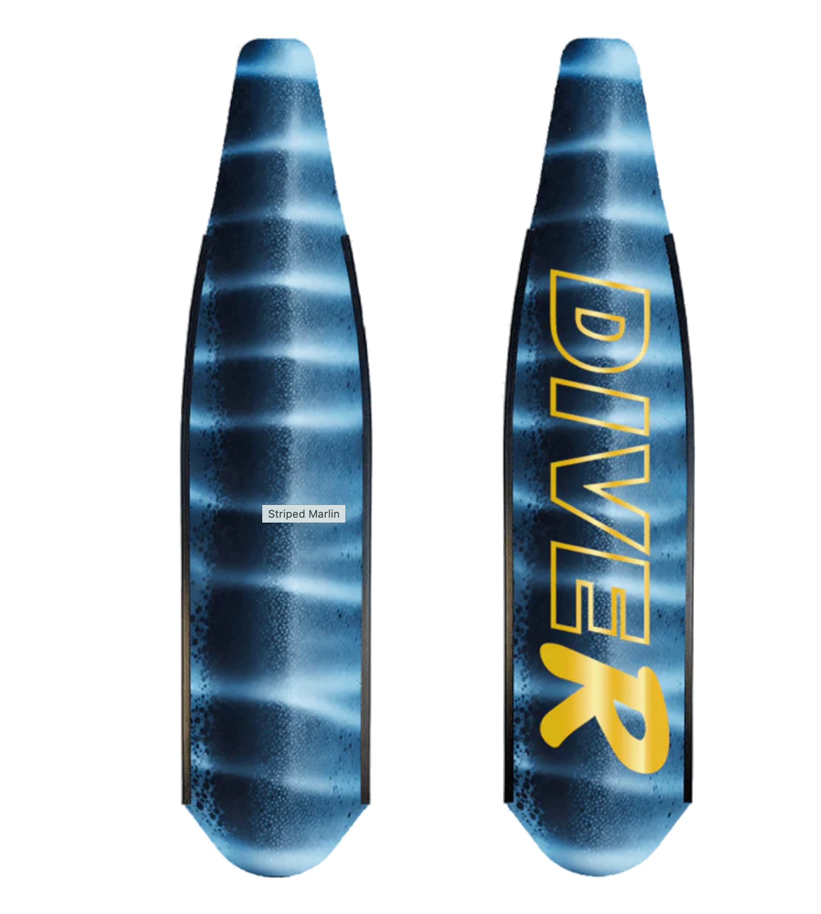 DiveR Stripped Marlin Carbon Blades – Neritic Diving